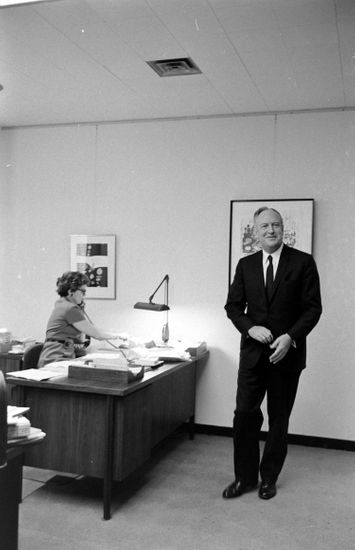 Secretary State William Pierce Rogers Standing Editorial Stock Photo ...