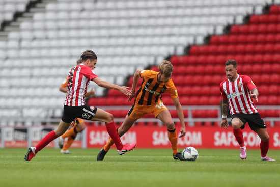 Martin Samuelsen Hull City Battles Possession Editorial Stock Photo ...