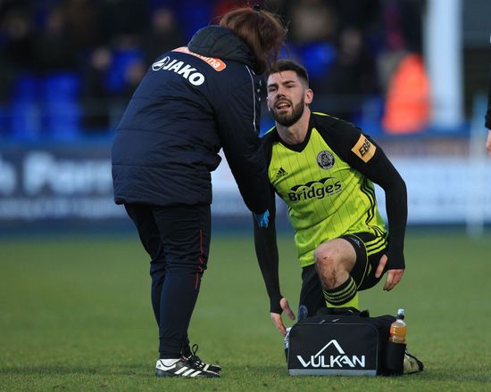 Robbie Tinkler Aldershot Town Receives Treatment Editorial Stock Photo ...