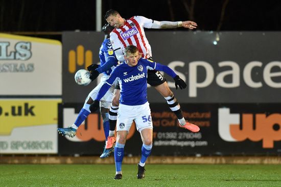Aaron Martin Danny Rowe Oldham Athletic Editorial Stock Photo - Stock ...