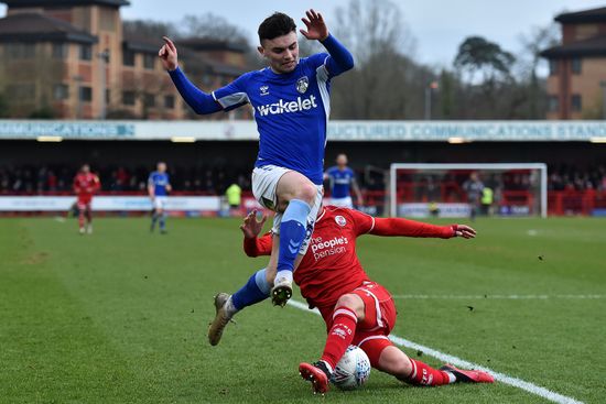 Josh Doherty Crawley Town Jonny Smith Editorial Stock Photo - Stock ...