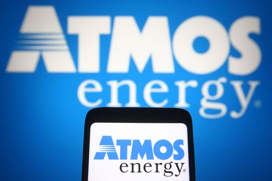This Photo Illustration Atmos Energy Logo Editorial Stock Photo - Stock ...