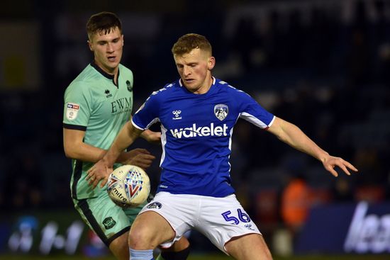 Danny Rowe Oldham Athletic Max Hunt Editorial Stock Photo - Stock Image ...