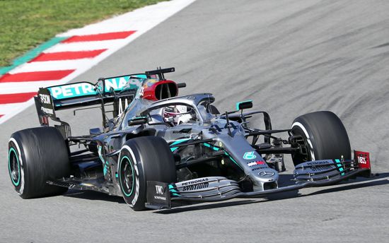 Lewis Hamilton Mercedes W11 During Day Editorial Stock Photo - Stock ...