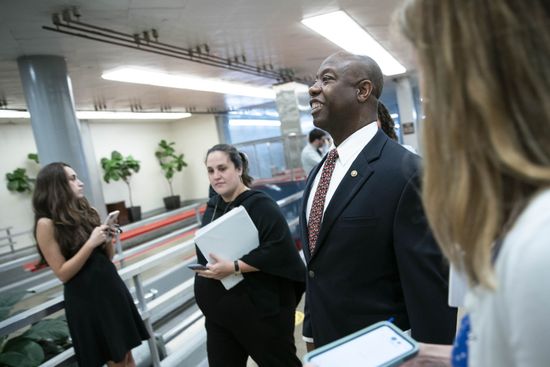 Senator Tim Scott Rsc Walks Through Editorial Stock Photo - Stock Image ...