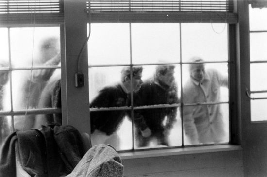 People Watching Through Window During Return Editorial Stock Photo ...