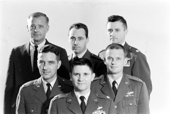 Astronauts Lr Milton Thompson Captain William Editorial Stock Photo ...