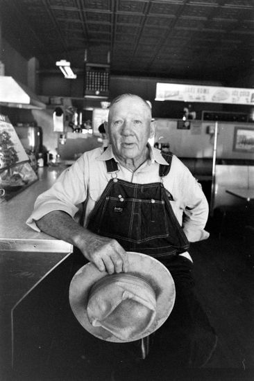 Man Sitting Local Restaurant Bradshaw Nebraska Editorial Stock Photo ...