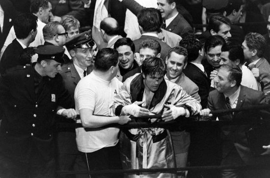 People Gathering During Boxing Fight Madison Editorial Stock Photo ...