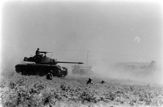Soldiers Riding Tanks During Military Exercise Editorial Stock Photo ...