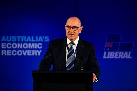 President Liberal Party Australia John Olsen Editorial Stock Photo ...