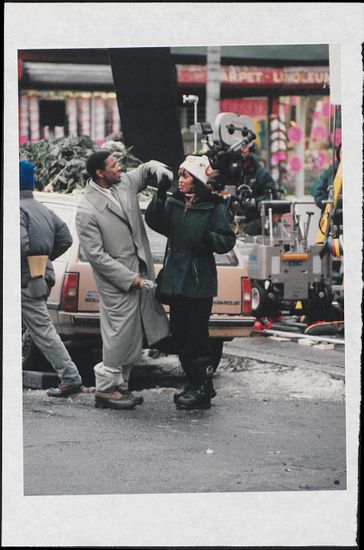 Actors Denzel Washington Whitney Houston Dancing Editorial Stock Photo ...