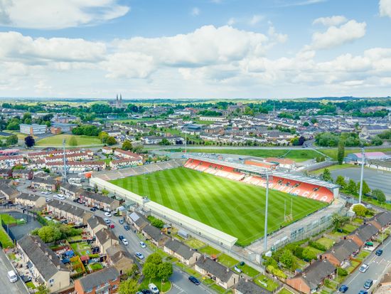 Armagh Vs Donegal Aerial View Athletic Editorial Stock Photo - Stock ...