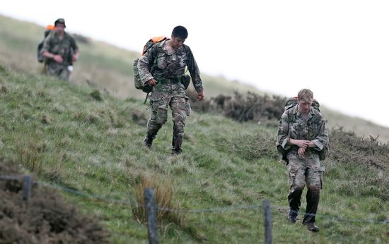Picture Shows Soldiers Training Brecon Beacons Editorial Stock Photo ...