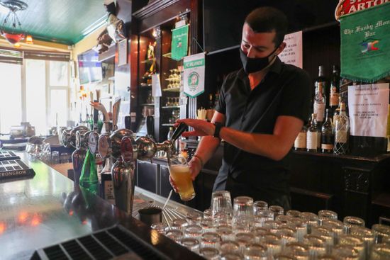 Luke Nolan Works Bar Funky Monkey Editorial Stock Photo - Stock Image ...