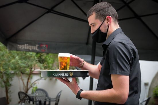 Luke Nolan Serves Customer Glass Beer Editorial Stock Photo - Stock ...
