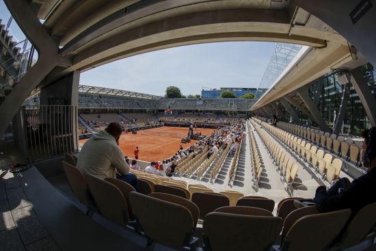 General View Simone Mathieu Centre Court Editorial Stock Photo - Stock ...