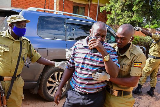 Uganda Police Help Employee General Wamala Editorial Stock Photo ...