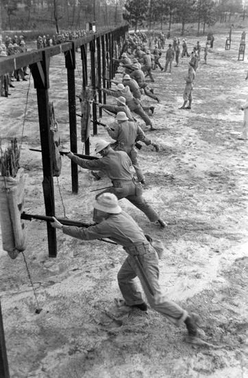Soldiers Training World War Ii Fort Editorial Stock Photo - Stock Image ...