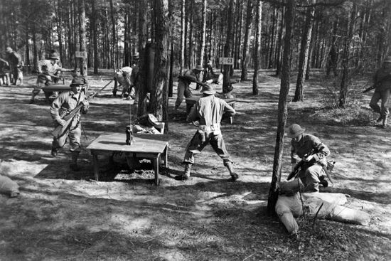 Soldiers Training World War Ii Fort Editorial Stock Photo - Stock Image ...