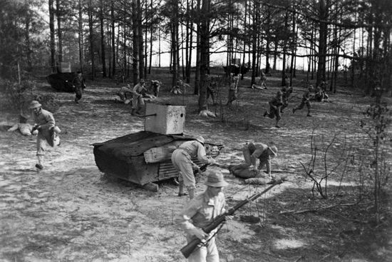Soldiers Training World War Ii Fort Editorial Stock Photo - Stock Image ...