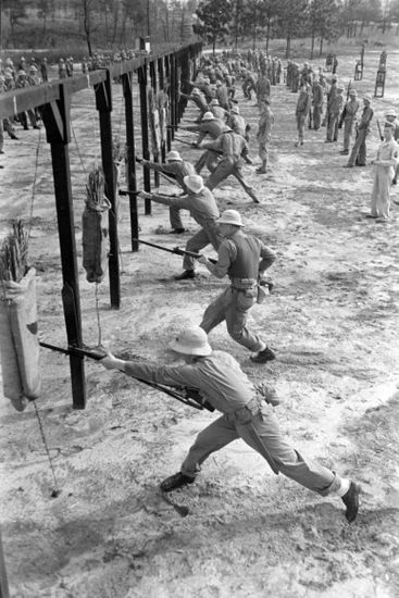 Soldiers Aiming Bayonets During Training World Editorial Stock Photo ...
