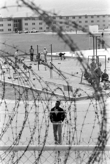 Prisoners Gathering Correctional Training Facility Soledad Editorial ...