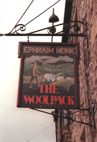 Picture Shows Woolpack Sign Public House Editorial Stock Photo - Stock ...