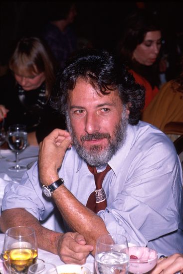 Actor Dustin Hoffman W Beard Mustache Editorial Stock Photo - Stock ...