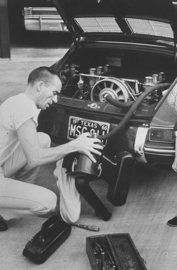 Astronaut R Walter Cunningham Repairing His Editorial Stock Photo ...