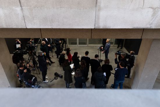 Professor Brett Sutton Speaks Media During Editorial Stock Photo ...