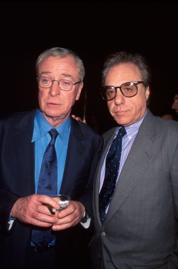 Lr Actor Michael Caine Director Peter Editorial Stock Photo - Stock ...