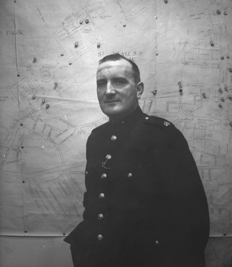 April 1946 Chief Inspector Metropolitan Police Editorial Stock Photo ...