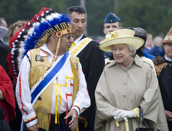 Mikmaq Grand Chief Ben Sylliboy Queen Editorial Stock Photo - Stock ...
