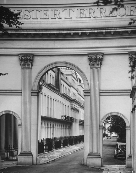 19th Century Neoclassical Arch Chester Terrace Editorial Stock Photo ...