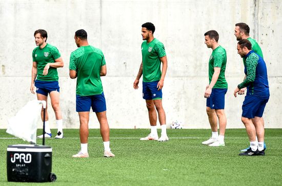 Coach Stephen Rice Harry Arter Andrew Editorial Stock Photo - Stock ...
