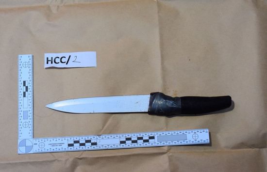 Knife Taped Handle Used Fishmongers Hall Editorial Stock Photo - Stock ...