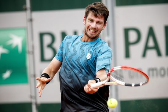 Cameron Norrie Great Britain Hits Forehand Editorial Stock Photo ...