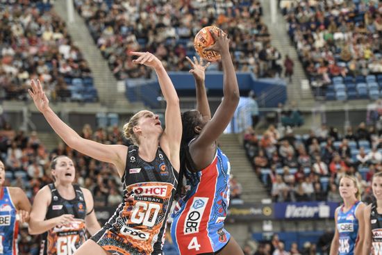 Samantha Wallace Nsw Swifts Catches Ball Editorial Stock Photo - Stock ...
