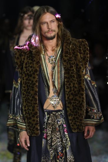 Model David Genat Showcases Designs By Editorial Stock Photo - Stock ...