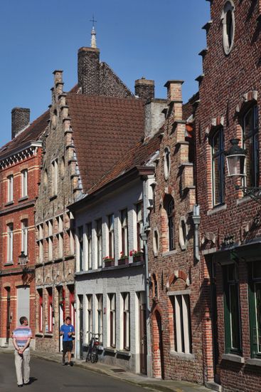 Traditional Flemish Style Buildings City Bruges Editorial Stock Photo ...