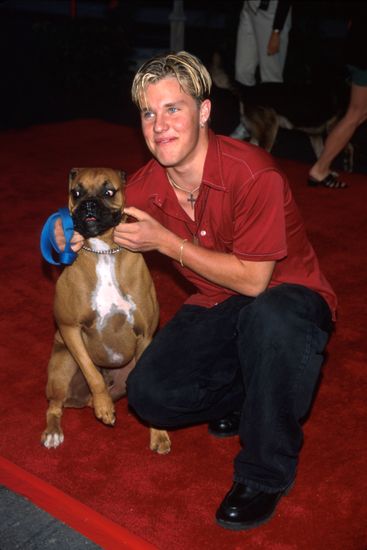 Actor Zachary Ty Bryan Dog Editorial Stock Photo - Stock Image ...