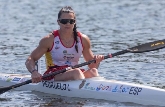 Laura Pedruelo Esp Compete During Eca Editorial Stock Photo - Stock ...