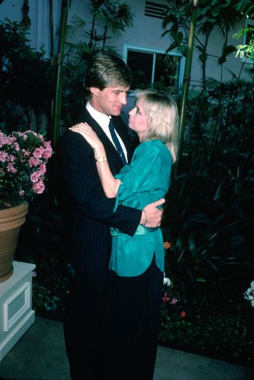 Actors Simon Maccorkindale Susan George Editorial Stock Photo - Stock ...