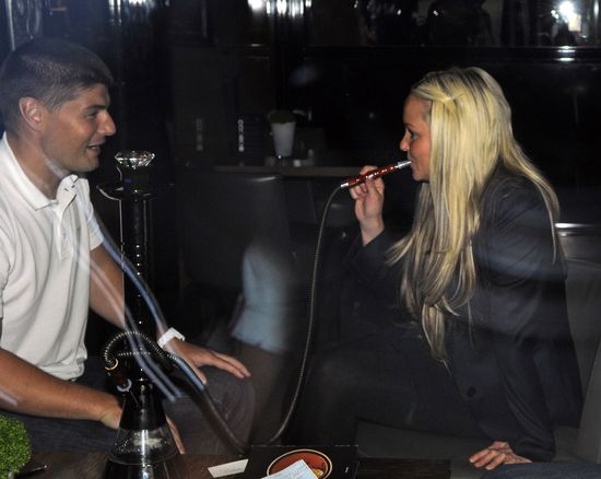Jennifer Ellison Smoking Tobacco Hookah Pipe Editorial Stock Photo ...