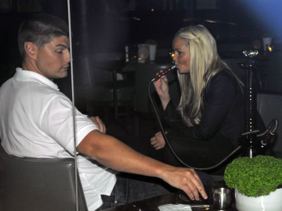 Jennifer Ellison Smoking Tobacco Hookah Pipe Editorial Stock Photo ...