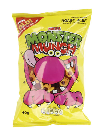 Roast Beef Flavour Monster Munch Crisps Editorial Stock Photo - Stock ...