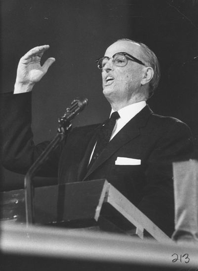 Walter H Judd Delivering Keynote Speech Editorial Stock Photo - Stock ...