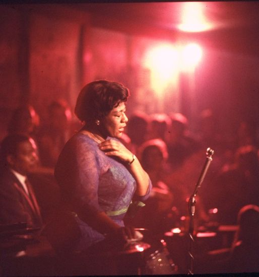 Jazz Singer Ella Fitzgerald Performing Mr Editorial Stock Photo - Stock ...