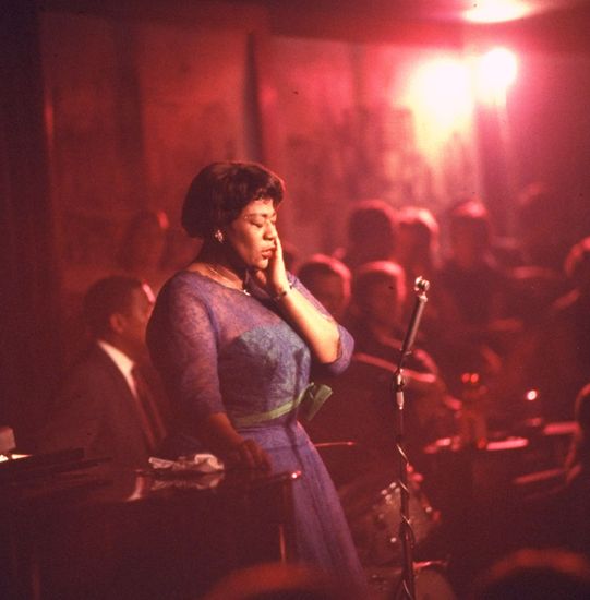Jazz Singer Ella Fitzgerald Performing Mr Editorial Stock Photo - Stock ...